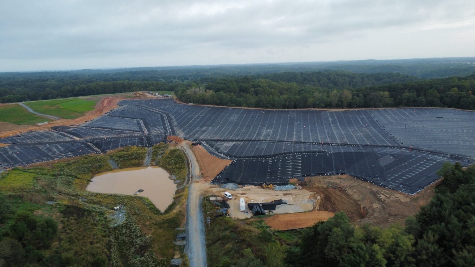 Gude Road Landfill Closure with AGRU Lining Systems